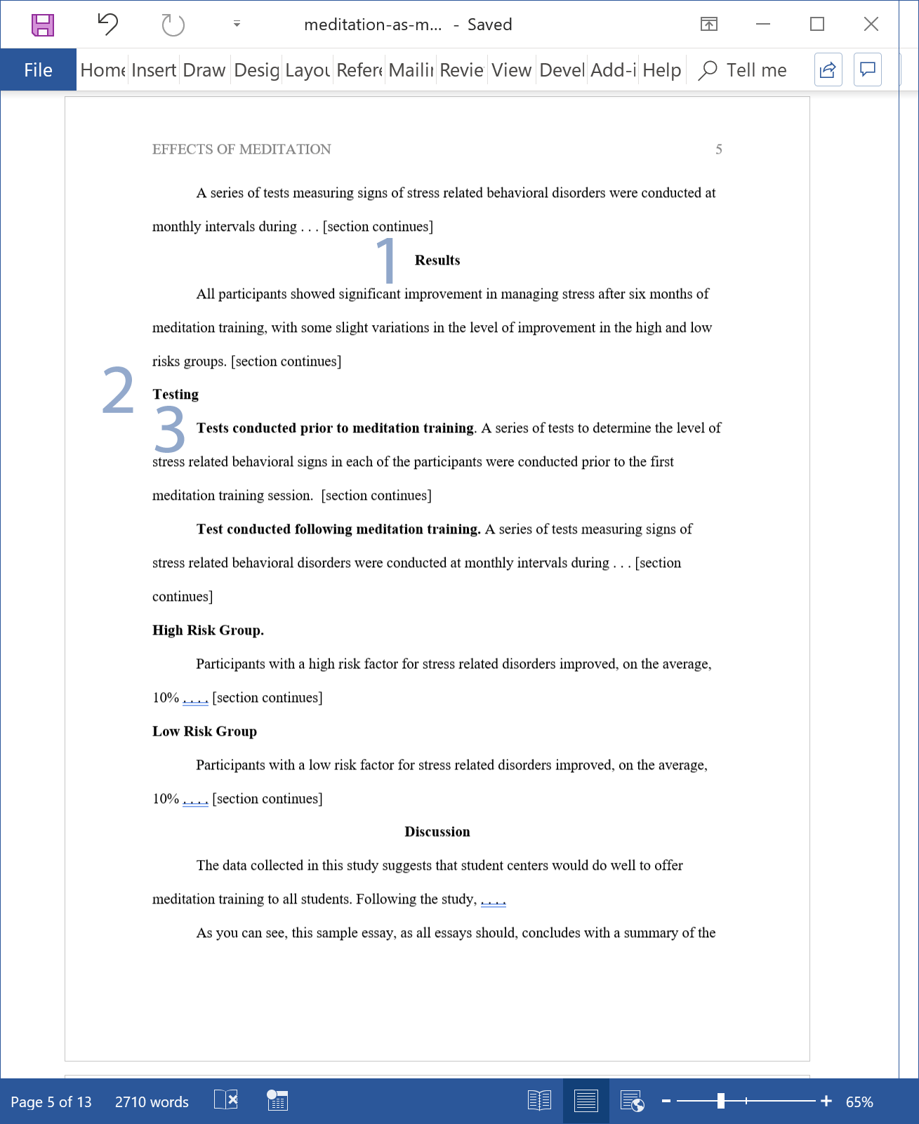 Dr Paper Help APA Section Headings