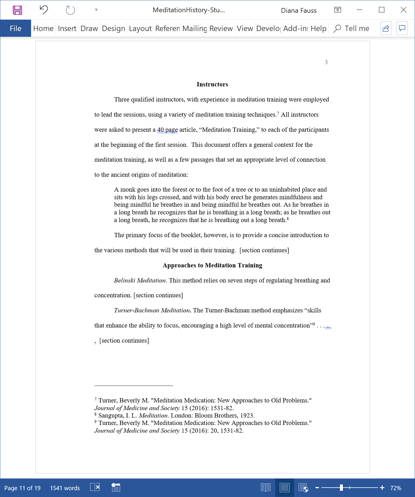 Turabian Basics